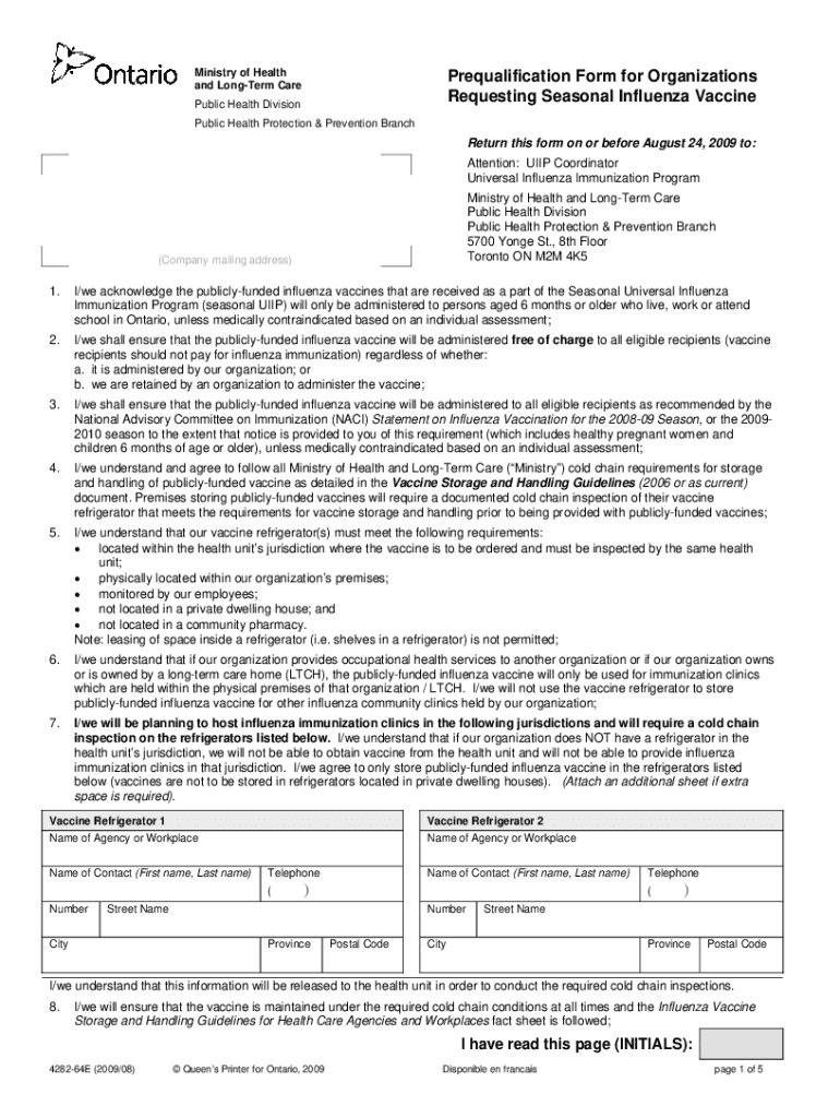 Fillable Online Prequalification Form for Health Care Agencies and ...