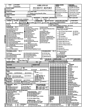 Fillable Online INCIDENT NUMBER Fax Email Print - pdfFiller