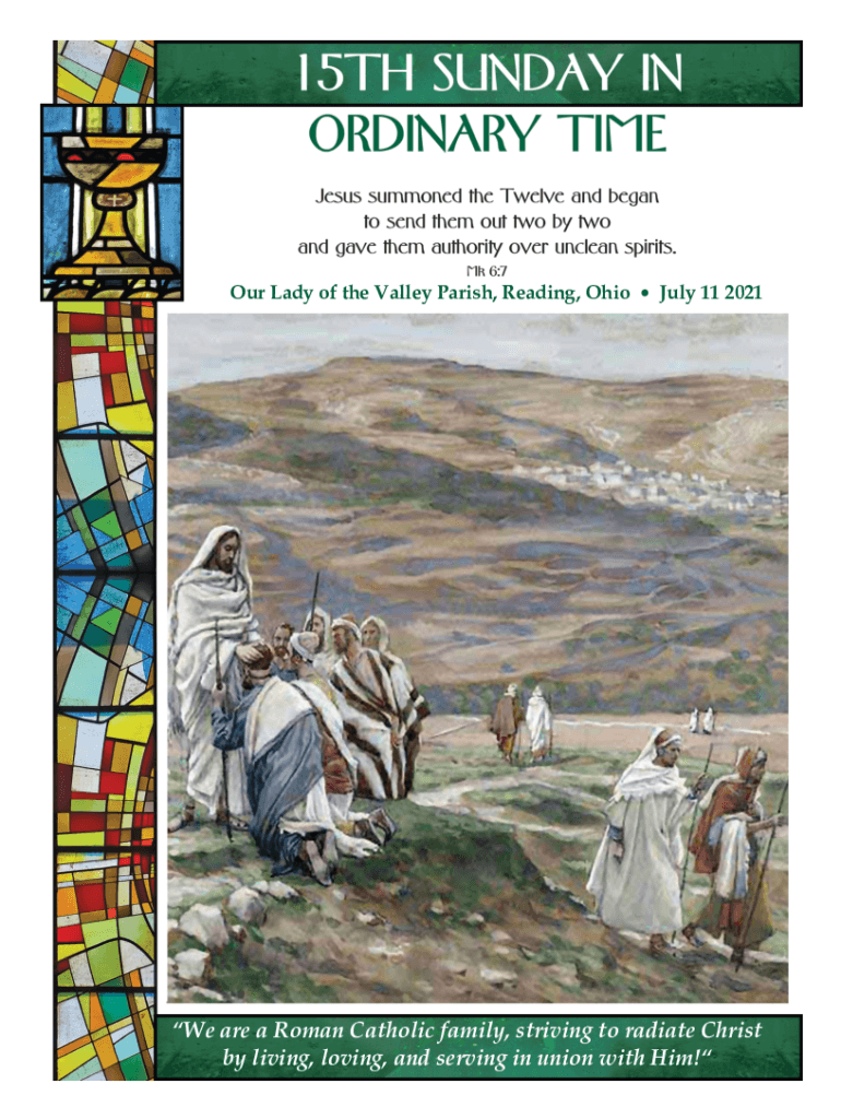 Fillable Online We are a Roman Catholic family, striving to radiate ...