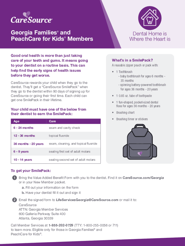 Fillable Online SmilePack Order Form. SmilePack Order Form Fax Email ...