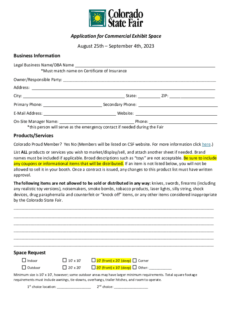 Fillable Online 2023 Vendor Forms Fax Email Print - pdfFiller