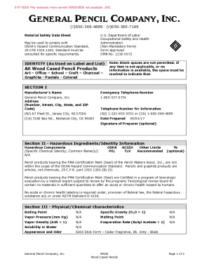 Fillable Online archpdfs lps Preparing safety data sheets - Chemicals ...