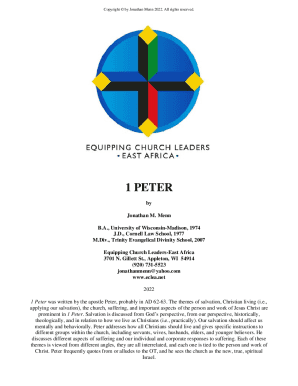 Fillable Online 1 PETER Fax Email Print - pdfFiller