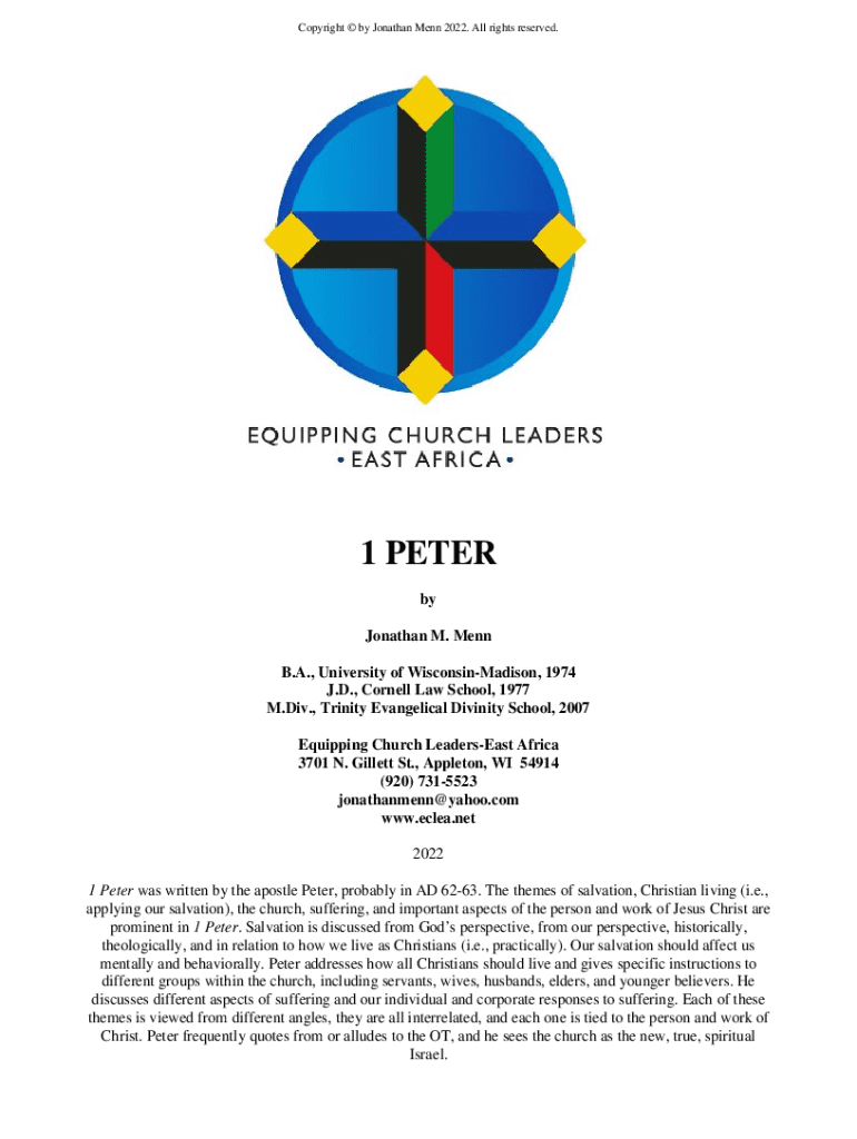 Fillable Online 1 PETER Fax Email Print - pdfFiller
