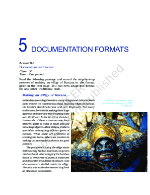 Fillable Online ncert nic DOCUMENTATION FORMATS Fax Email Print - pdfFiller
