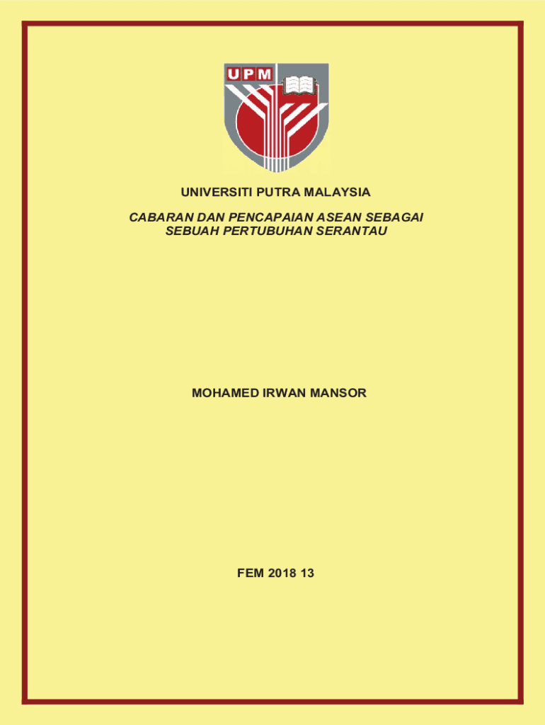 Fillable Online psasir upm edu universiti putra malaysia Fax Email ...