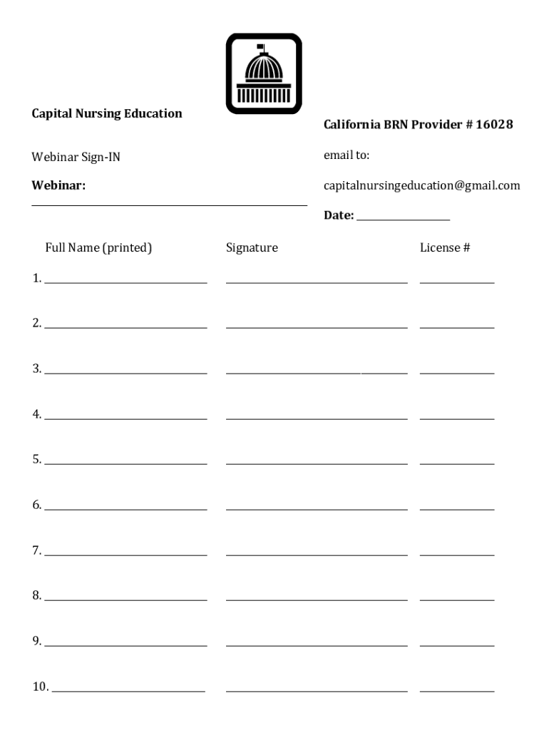 Fillable Online Capital Nursing EducationWOC Education to Nurses ...