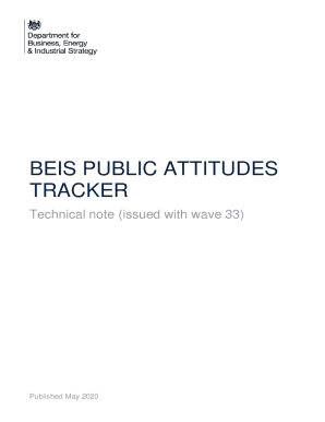 Fillable Online BEIS Public Attitudes Tracker: technical note Fax Email ...
