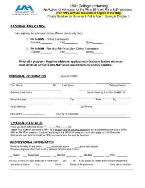 Fillable Online Career Pathways in Nursing: Entry Points and Academic ...