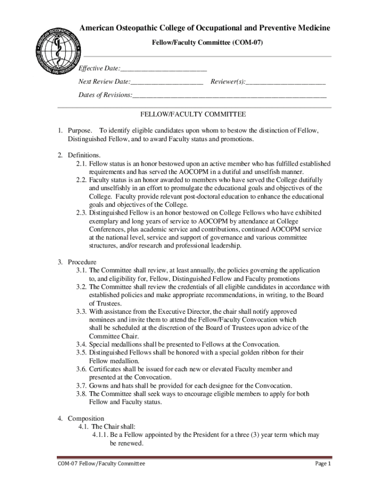 Fillable Online Basic Standards for Fellowship Training in Correctional ... Fax Email Print ...