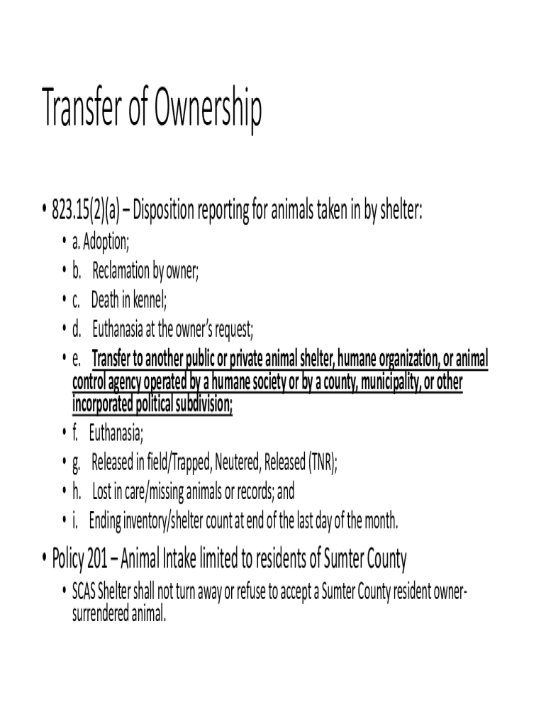 Fillable Online Local Government Animal Control: Stray Cats, Pack Rats ...