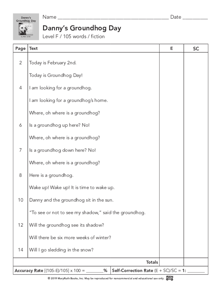 Fillable Online Groundhog Day: Ancient Origins of a Modern Celebration ...