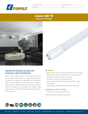 Fillable Online C-Lite T8 LED Tube LightsC-T8 SeriesDouble End ... Fax Email Print - pdfFiller