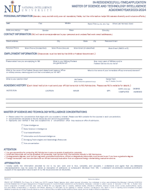 Fillable Online Application Materials - NIU - The Graduate School Fax ...