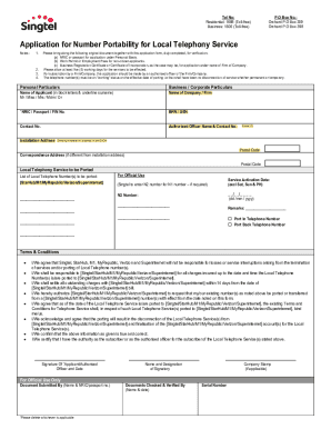 Fillable Online How to Transfer Toll Free Numbers from One Carrier ...