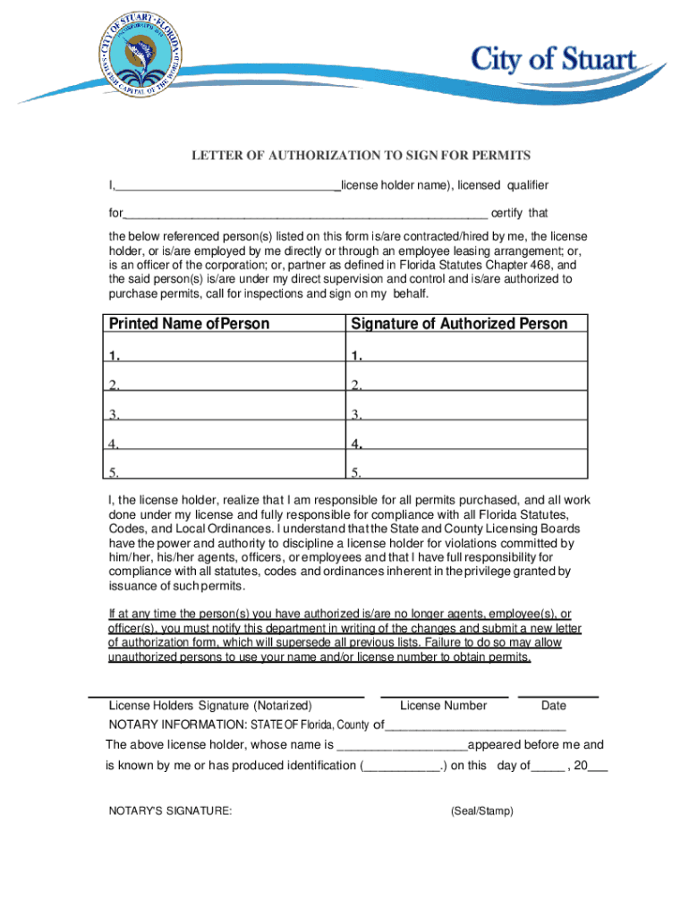 Fillable Online authorization of agent to act on property owners behalf ...