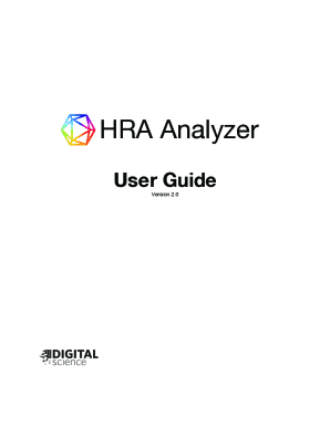 Fillable Online User Guide HRA Analyzer (Members Only) v2.0.docx Fax ...
