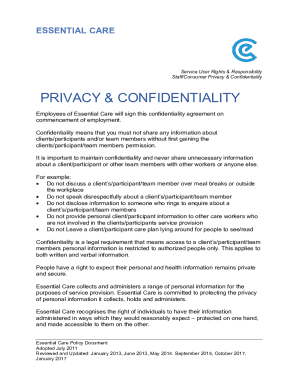 Fillable Online Service User Rights and Responsibilities Fax Email ...