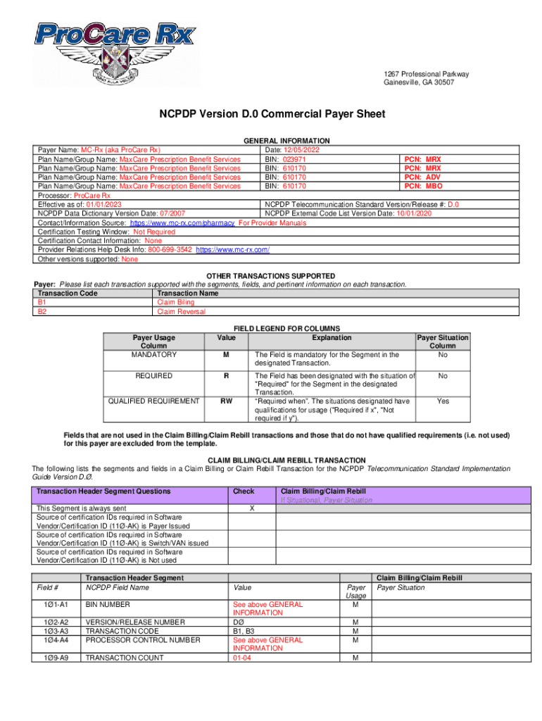 Fillable Online 1267 Professional Parkway Fax Email Print - pdfFiller