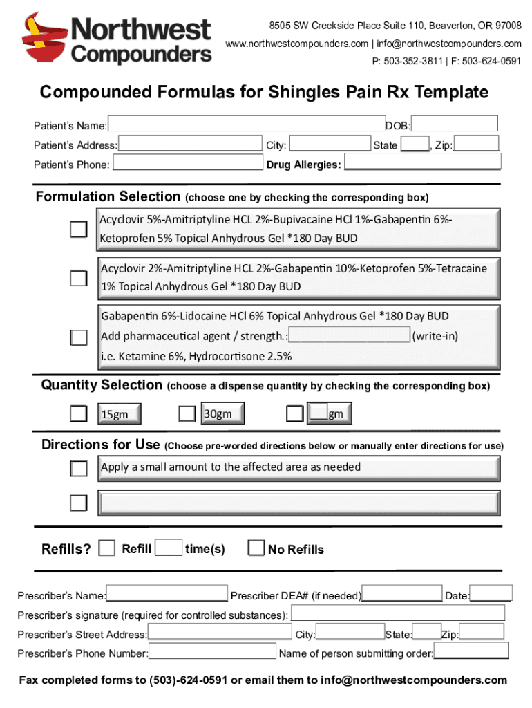 Fillable Online Refill Request Form Fax Email Print - pdfFiller