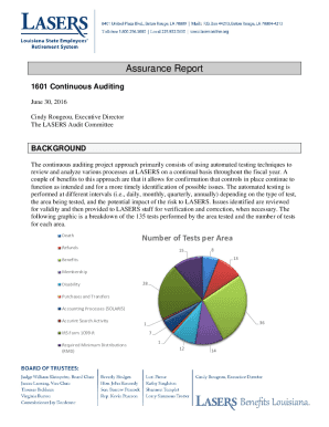 Fillable Online 1601 Continuous Auditing Fax Email Print - pdfFiller