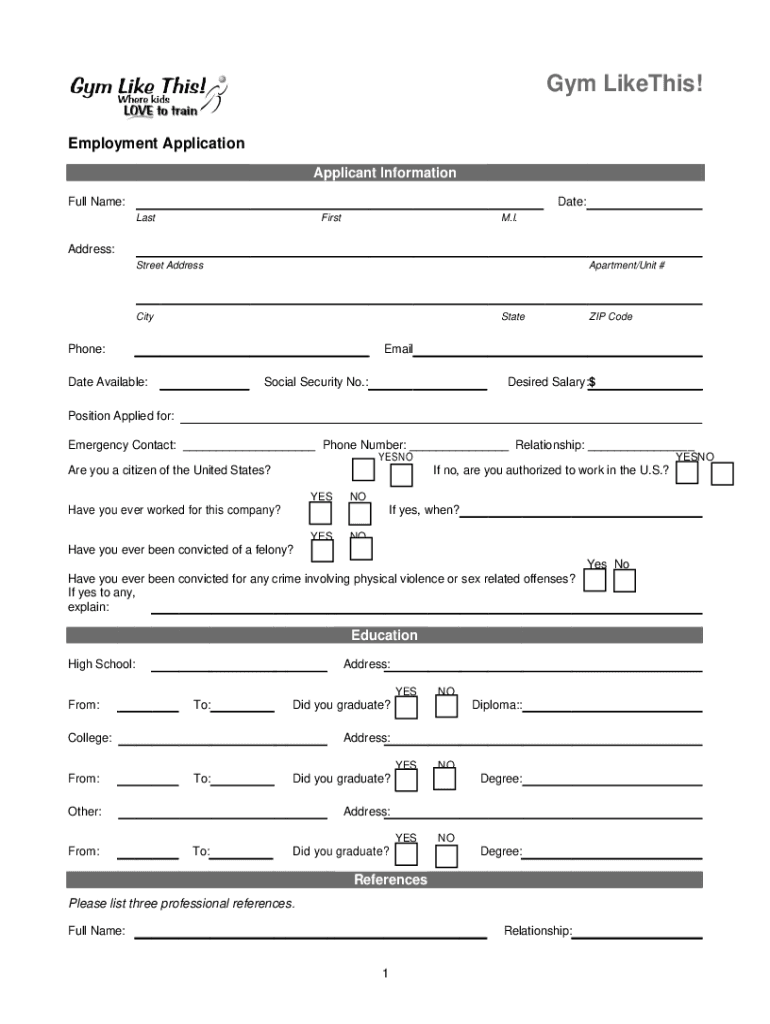 Fillable Online SSS Job Application Fax Email Print - pdfFiller
