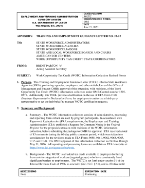 Fillable Online Work Opportunity Tax Credit (WOTC) Information ...