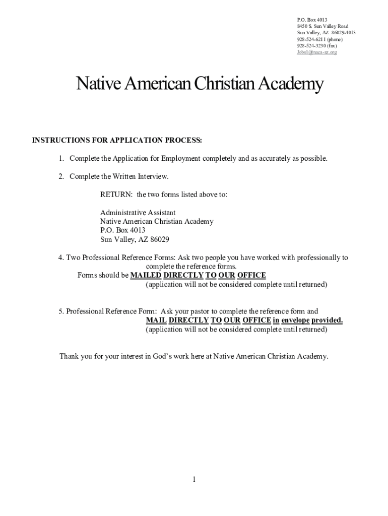 Fillable Online Application for Employment Non Teaching Fax Email Print ...