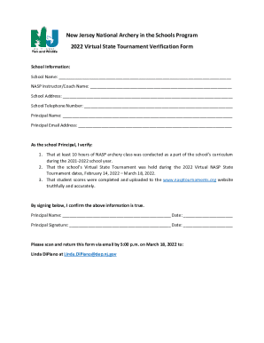 Fillable Online State Tournament Certificate Fax Email Print - pdfFiller