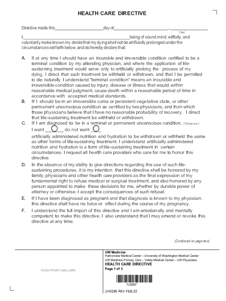 Fillable Online LIVING WILL DECLARATION Y-5 Fax Email Print - pdfFiller