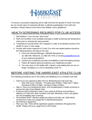 Fillable Online Reopening safely: Sample practices from essential ...