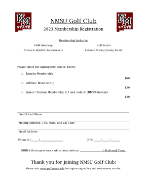 Fillable Online AGGIES - NMSU Admissions - New Mexico State University ...