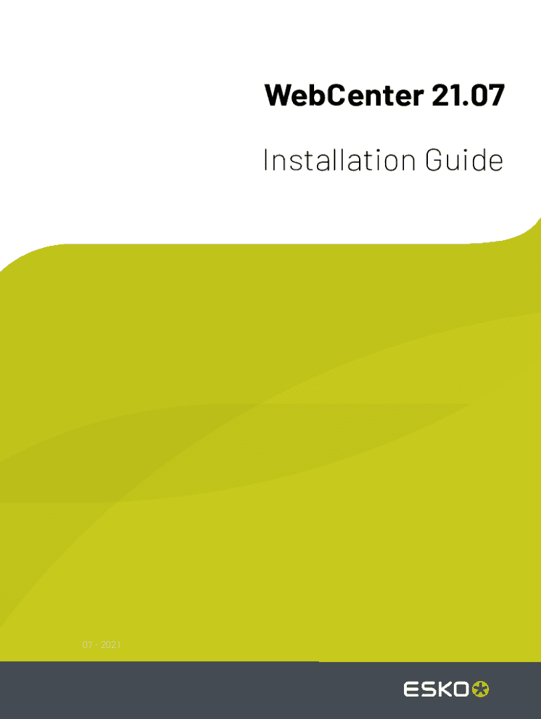 Fillable Online 1 Installing And Configuring Oracle Webcenter Content Fax Email Print Pdffiller