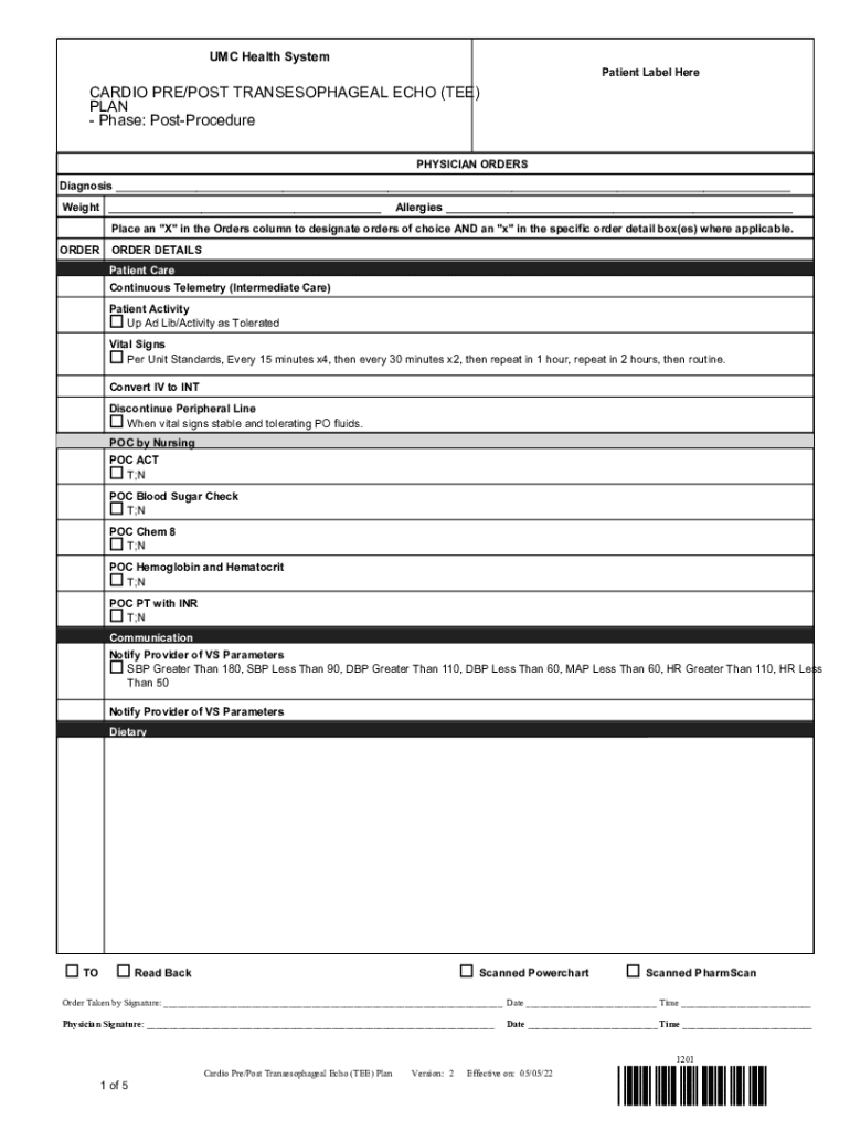 Fillable Online CARD OPEN HEART PRE-OP PLAN Fax Email Print - pdfFiller