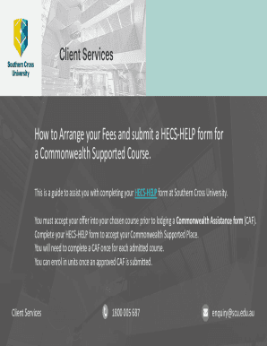Fillable Online How do I fill out my HECS-HELP form (eCAF)? Fax Email ...