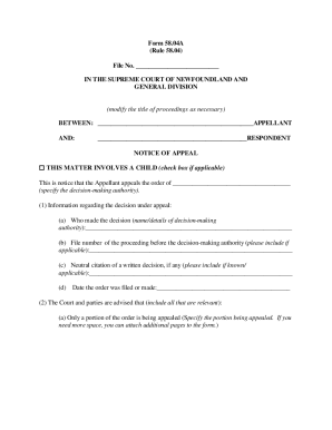 Fillable Online (Rule 58 Fax Email Print - pdfFiller