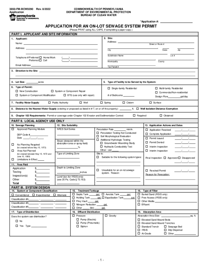 Fillable Online files dep state pa Bureau of Clean Water - PA DEP Fax ...