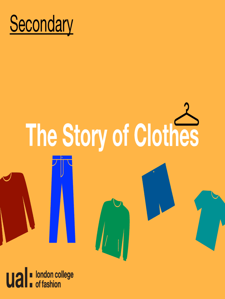 Fillable Online The Story of Clothes Worksheet - Secondary Fax Email ...