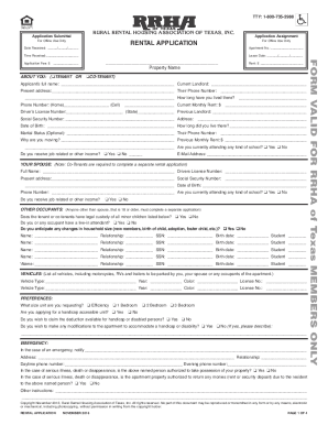 Fillable Online Blank Texas Apartment Association Lease R4DSUJ Fax ...