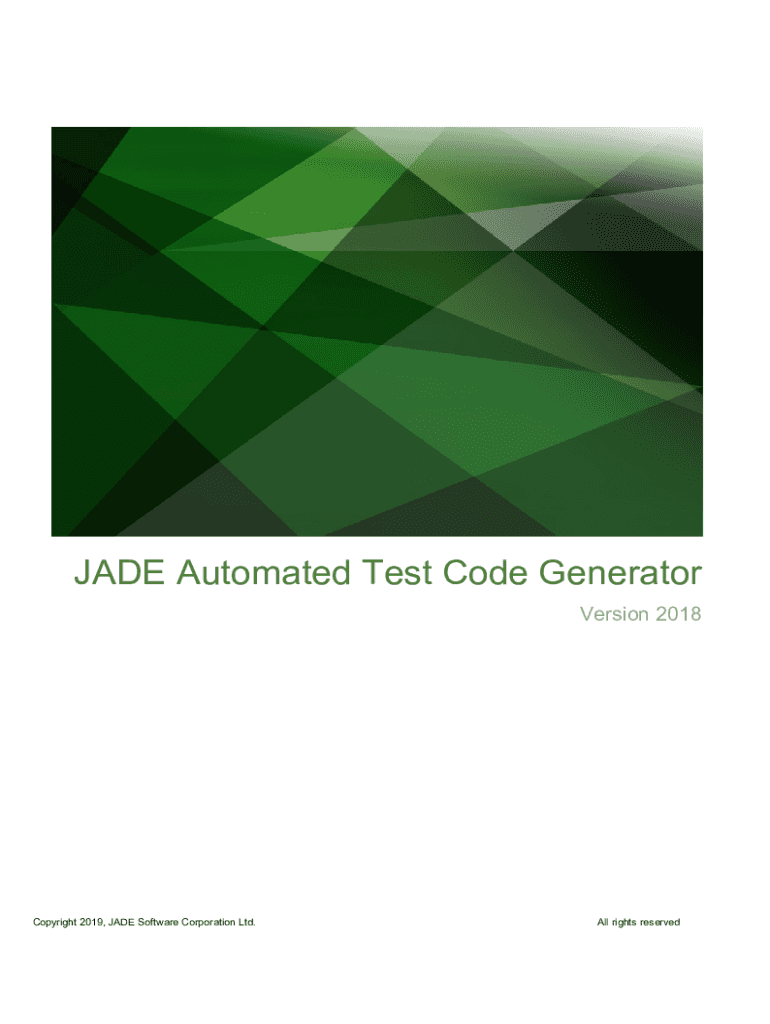 Fillable Online Automated Test Code Generator Atcg Module Additional Automated Test Code 6952