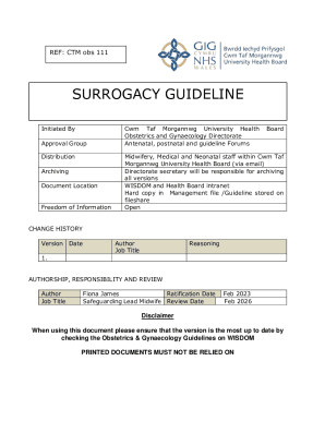 Fillable Online Freedom of information - Cwm Taf Morgannwg University ...