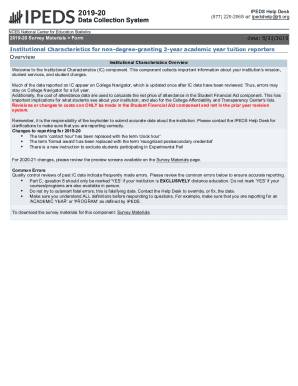 Fillable Online nces ed IPEDS Survey Material: View Forms - NCES Fax ...