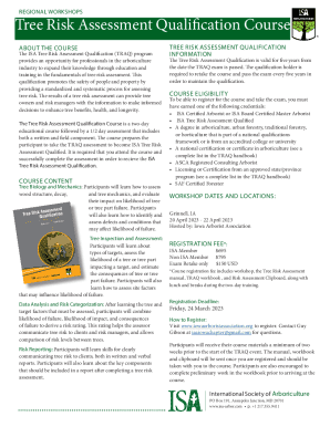 Fillable Online Tree Risk Assessment Qualification - Pacific Northwest ...