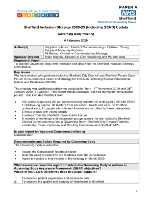 Fillable Online Report to Children, Young People and Family Support ...