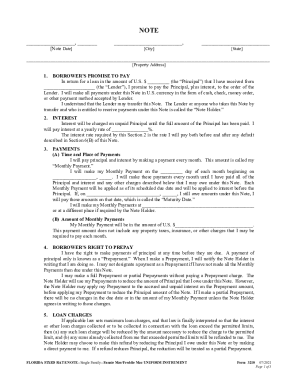Fillable Online Florida Fixed Rate Note (Form 3210): PDF Fax Email ...