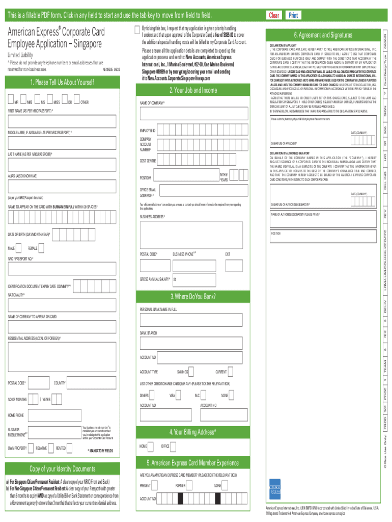 Fillable Online . Singapore Employee App Form - Green LL (Interactive ...