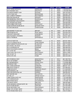 Fillable Online All Ashley Store Locations in Alabama Fax Email Print ...