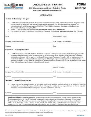 Fillable Online Fillable Online ladbs ladbsorg green code form 12 Fax ...