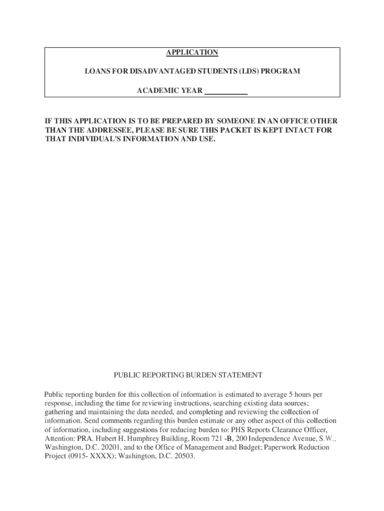 Fillable Online Instructions For Preparing An LDS Application. LDS ...