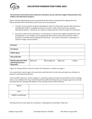 Fillable Online Community Service Certificate Nomination Webform Fax Email Print - pdfFiller